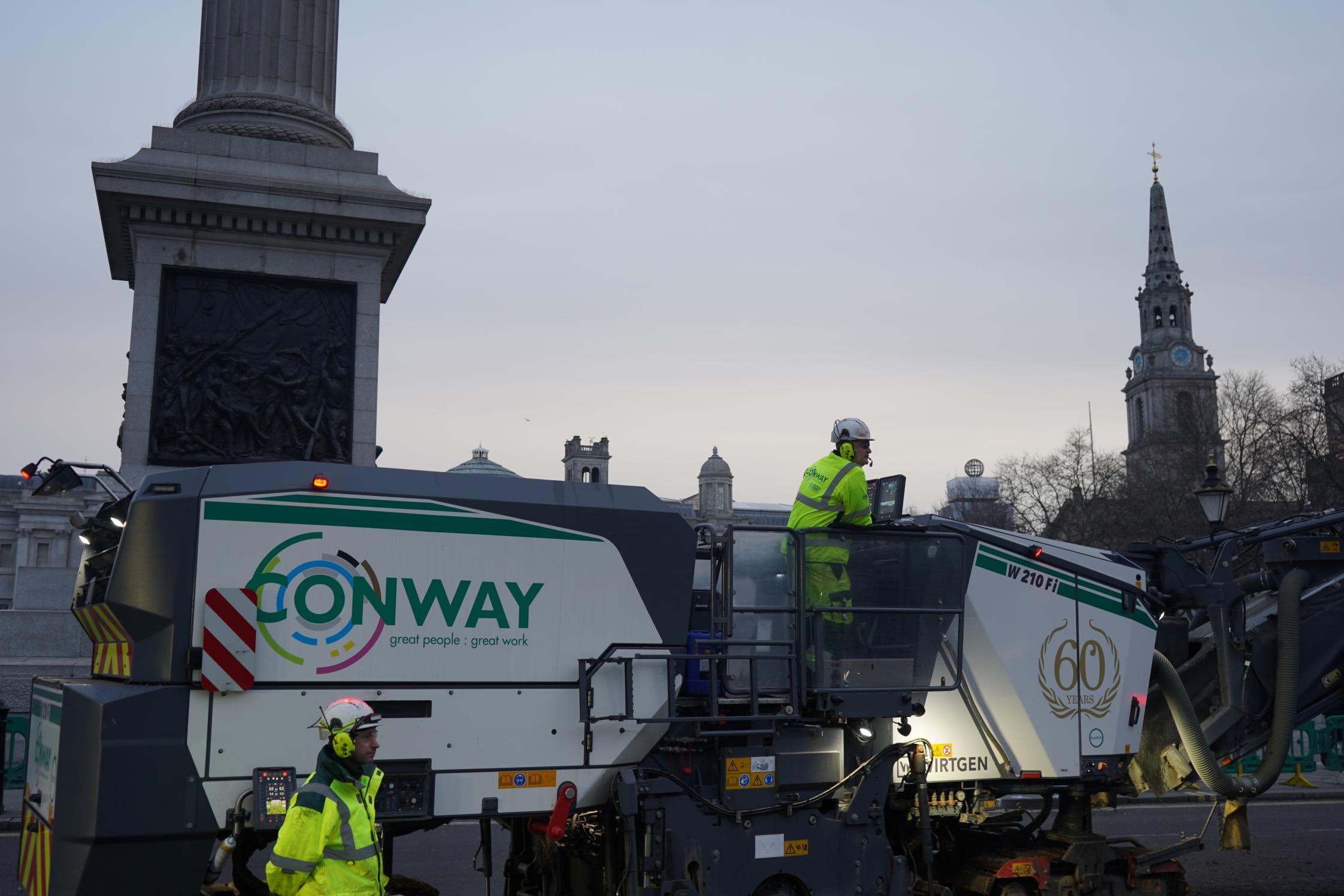 A Landmark Resurfacing at Trafalgar Square - FM Conway